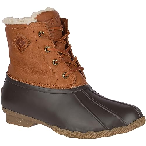 Sperry Womens Saltwater Winter Lux Boots, Tan, 11