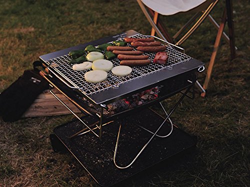 Snow Peak Pack & Carry Fireplace - Silver - Large