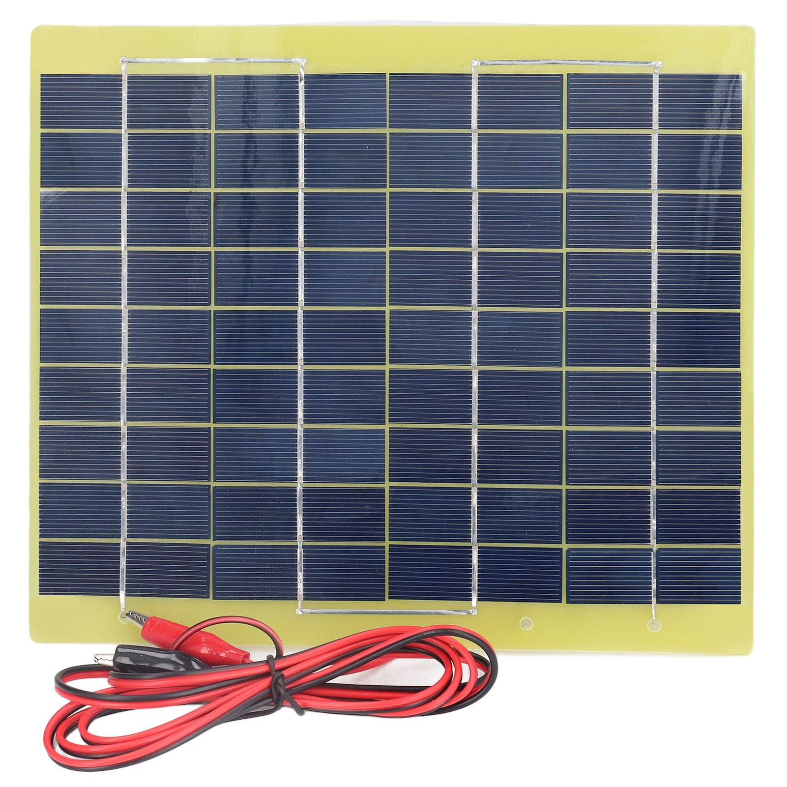 Solartable Solar Charger for Charging 12V Battery - High Conversion Efficiency, Low Light 5W 18V, Easy to Carry, Suitable Various Power Electrical
