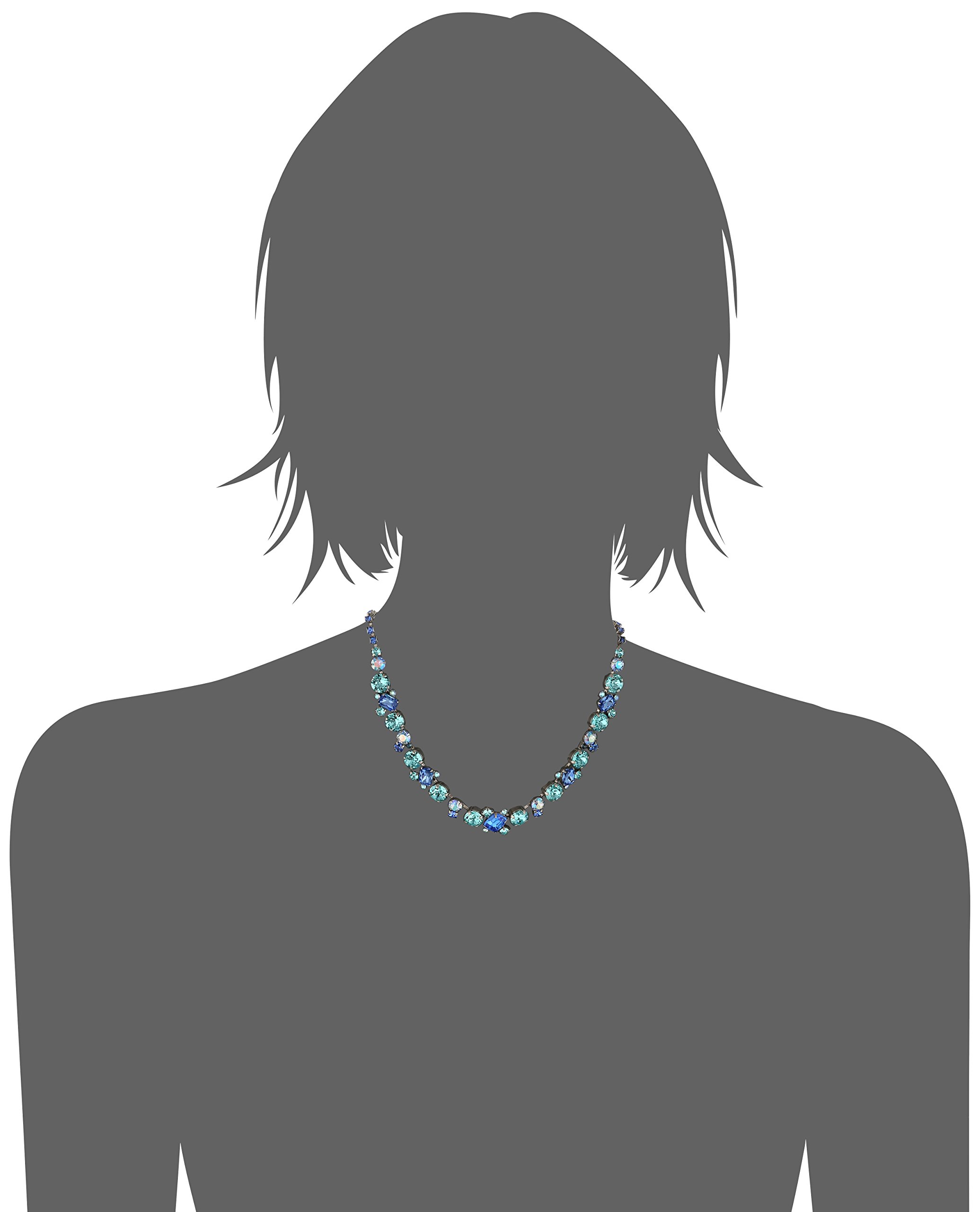 Sorrelli Sophisticate Necklace, Antique Silver-Tone Finish, Ultramarine