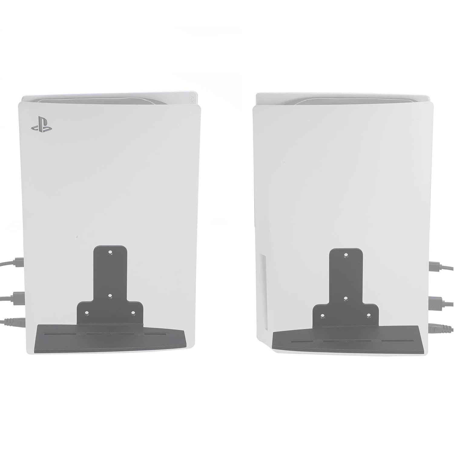 Zadii Floating Wall Mount Kit Compatible with PlayStation 5, Adjustable Durable Thick Aluminum Bracket Holds PS5 Disc & Digital Version – Patent Pending
