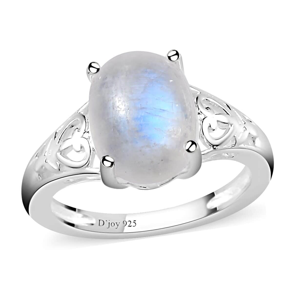 Shop LC Rainbow Moonstone Ring 925 Sterling Silver Wedding Jewelry Bridesmaid for Women Size 9 Birthday Gifts for Women