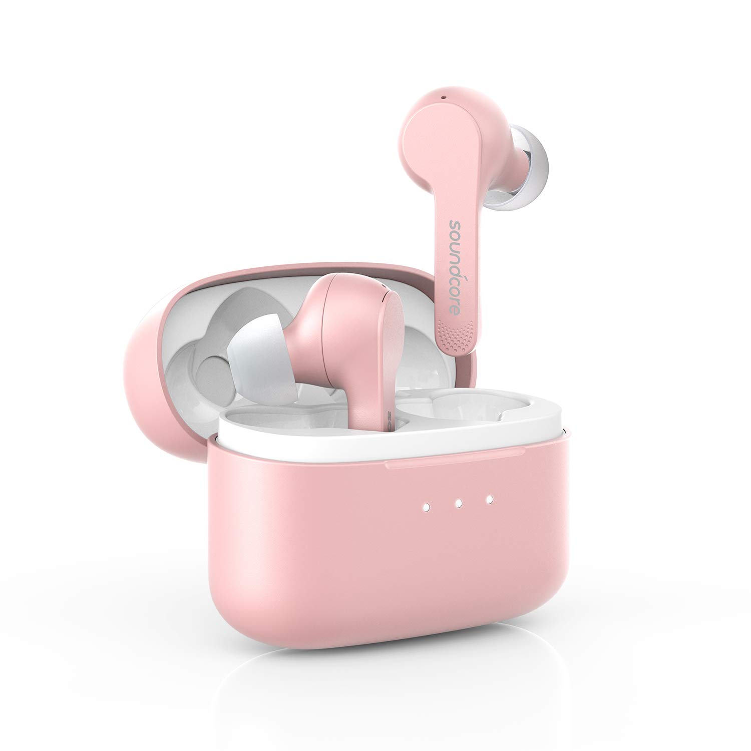 Soundcore True-Wireless Earphones, Anker Liberty Air, Bluetooth 5, 20 Hour Battery Life, Touch Control Earbuds(Renewed)