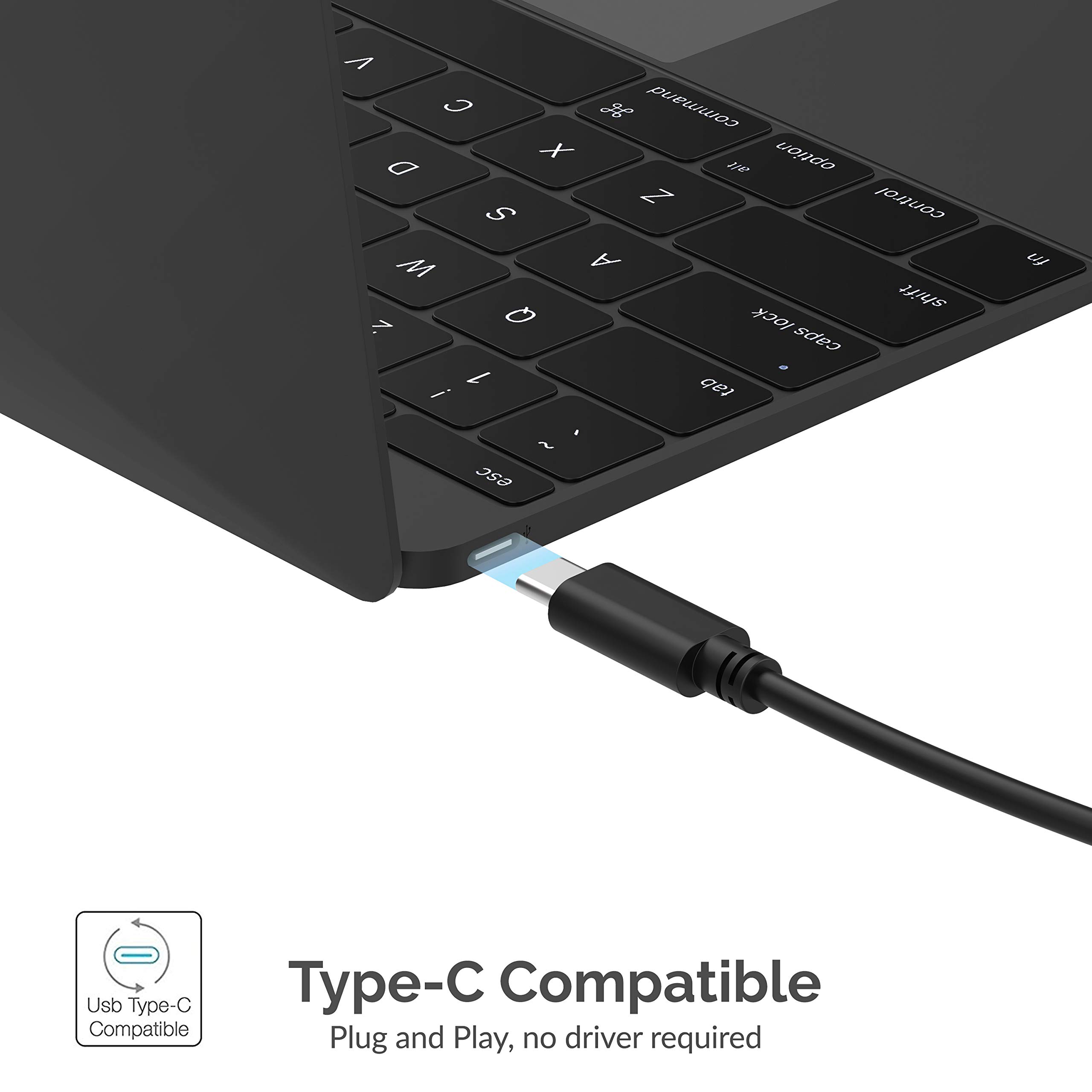 SABRENT USB Type-A or Type-C to 2.5 Gigabit Ethernet Adapter 10/100/1000/2500 (NT-S25G)