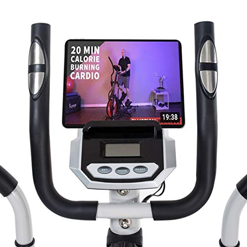 Sunny Health & Fitness 2 in 1 Magnetic Elliptical Upright Bike - SF-E3903