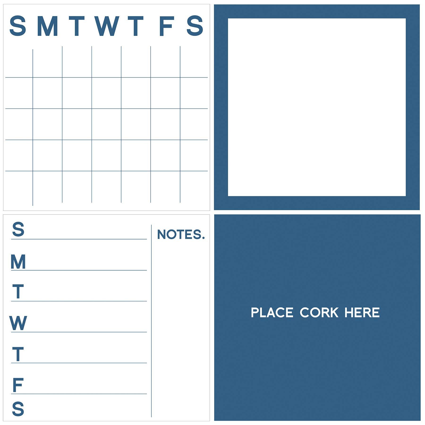 WallPops WPE3177: Blue Organization Kit