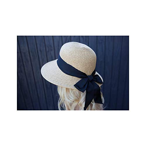 Scala Women's Paper Braid Hat with Dimensional Brim, Tea, One Size