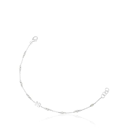 TOUS Super Power Bracelet in Sterling Silver with White Chinese Freshwater Cultured Pearls 0.0-5.0 mm