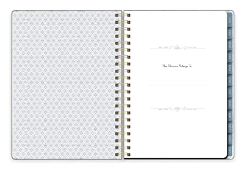 Southworth Planner (January 2023-December 2023), 8.5" x 11", Rustic Sage Oval Wreath, Premium 28#/105 gsm Paper, Large Twin Wire (91065)