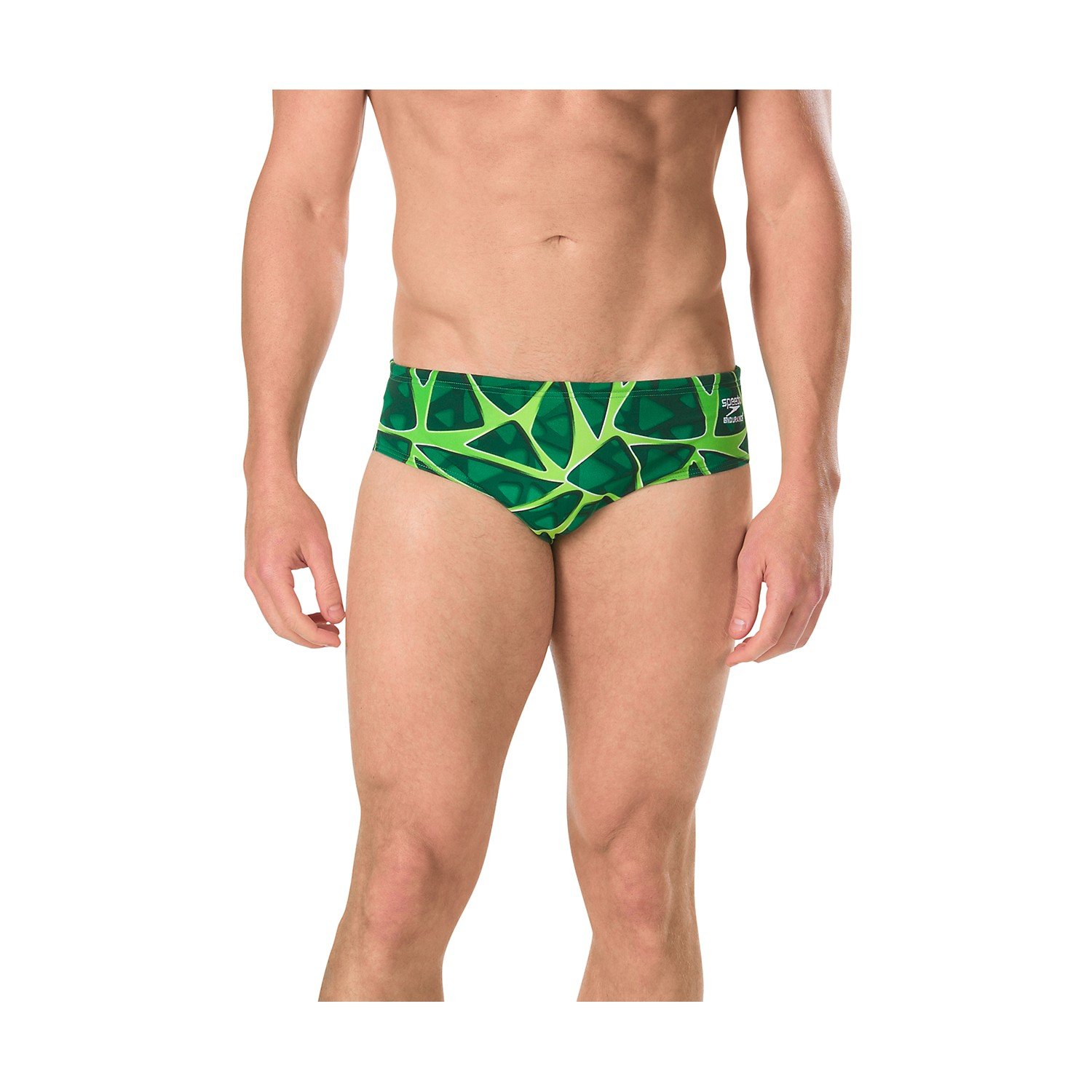 Speedo Men's Swimsuit Brief Endurance+ Caged Out - Manufacturer Discontinued