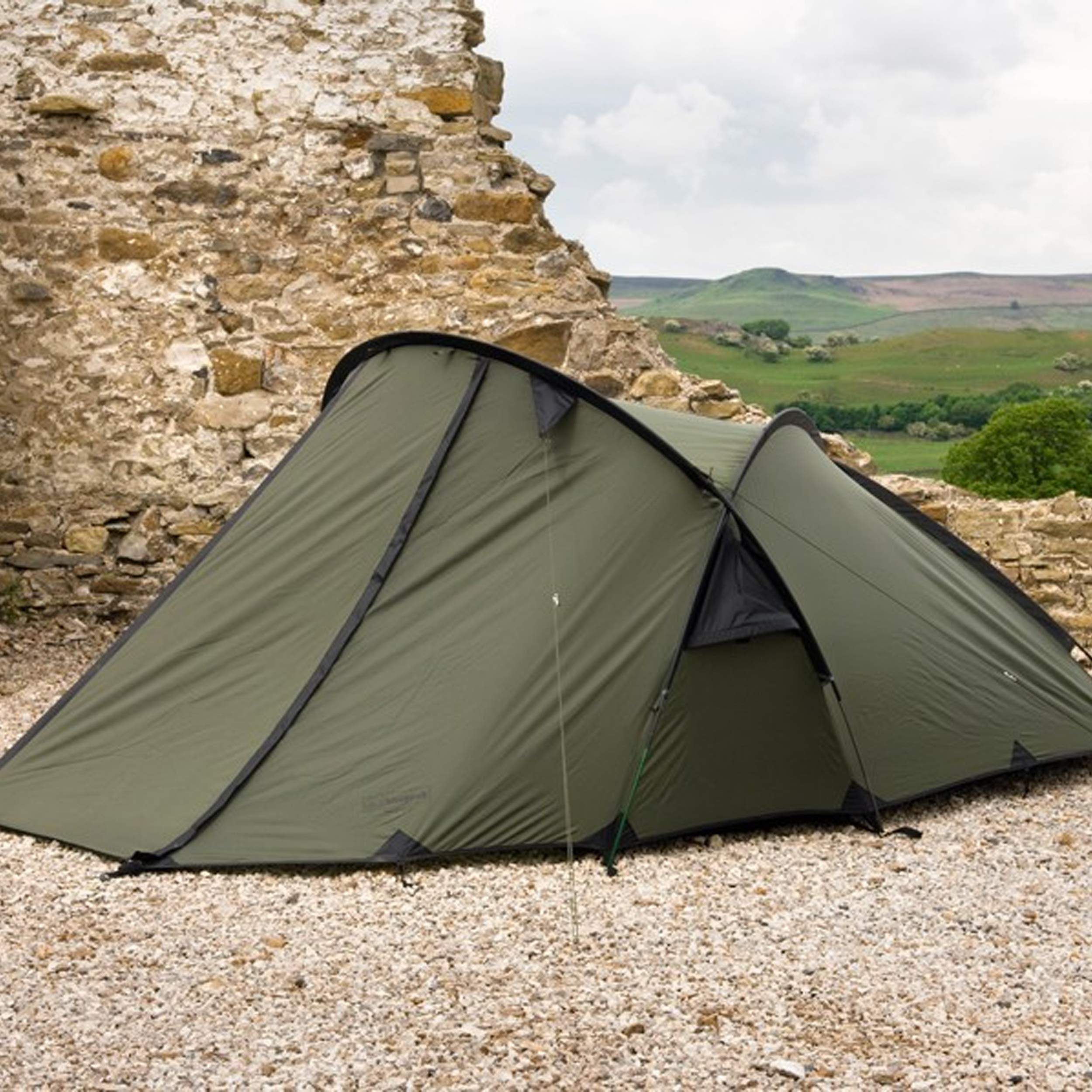 Snugpak Scorpion 3 Tent, 3 Person 4 Season Camping Tent, Waterproof, Olive
