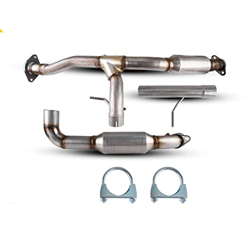 Prolenz 2PSC Stainless Steel Catalytic Converter for Expedition 2007-2013, F150 2009-2010, Navigatorā2007-2013(EPA Compliant)