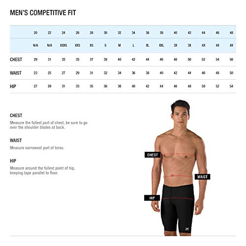 Speedo mens Swimsuit Powerflex Eco Solid Adult athletic swim briefs, New Black, 34 US