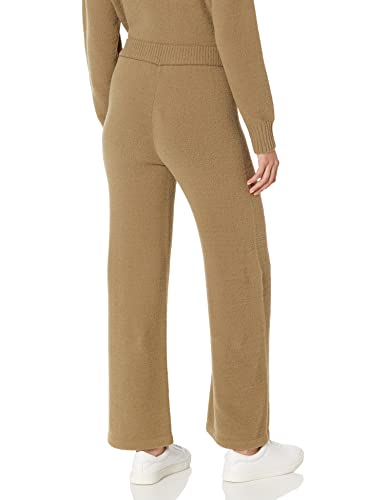 The Drop Women's Leo Super Soft Pull On Sweater Pants, Capers olive, M