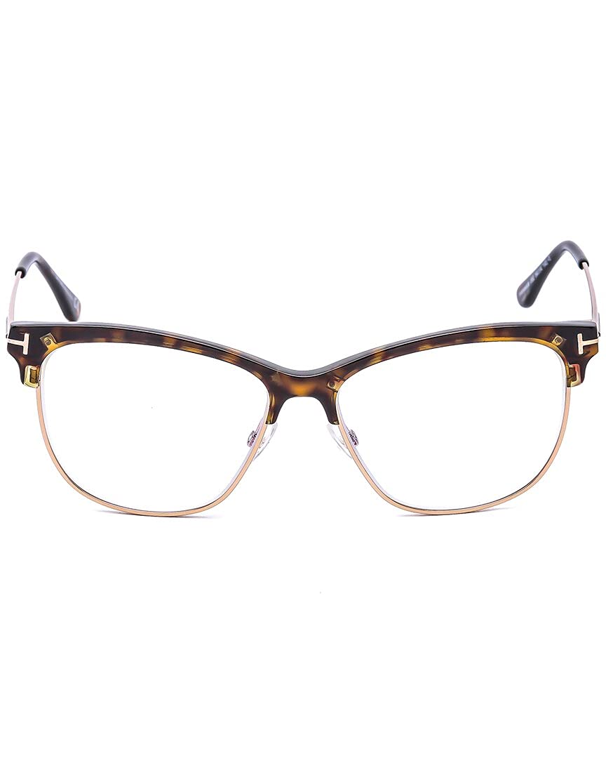 Tom Ford Blue Block Eyeglasses TF5546B 052 Havana/Gold 54mm FT5546