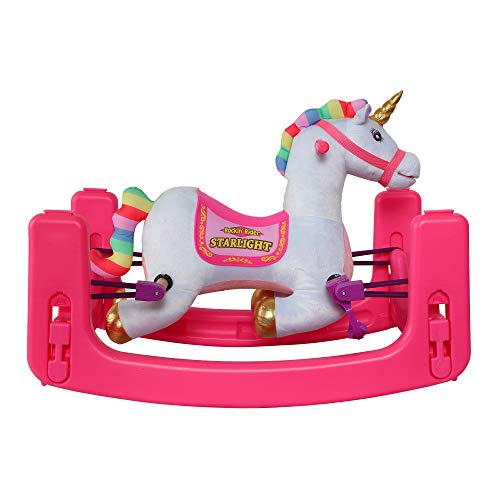 Rockin' Rider Starlight Grow-with-Me Unicorn, Pink