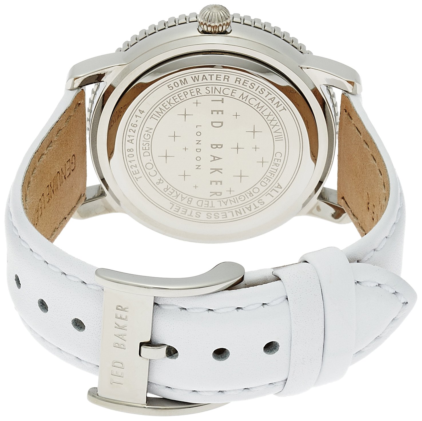 Ted Baker Women's TE2109 Smart Casual Three-Hand Leather Watch