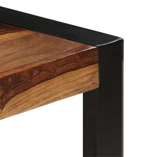 QJBSAVVA Coffee Table 47.2"x23.6"x15.7" Solid Sheesham Wood,Entrance Table Tray Tables Center Table Low Table Suitable for Meeting Rooms, Reception Rooms, Offices