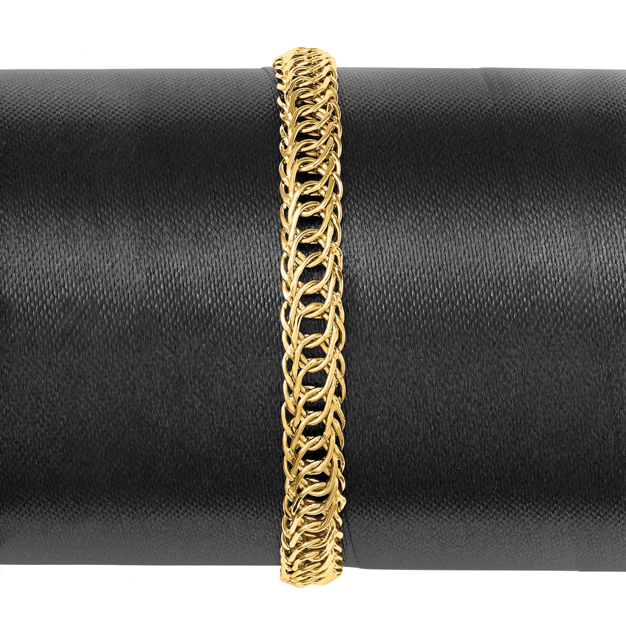 Ross-Simons 14kt Yellow Gold Double-Oval Link Bracelet. 7 inches