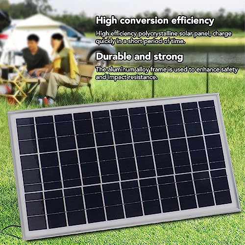 Solar Panel Set Panels Polycrystalline Charger 25W Charging Board High Efficiency 18V Charger Power Battery Charger Battery Charging for Solar Battery Chargers Charging Kits