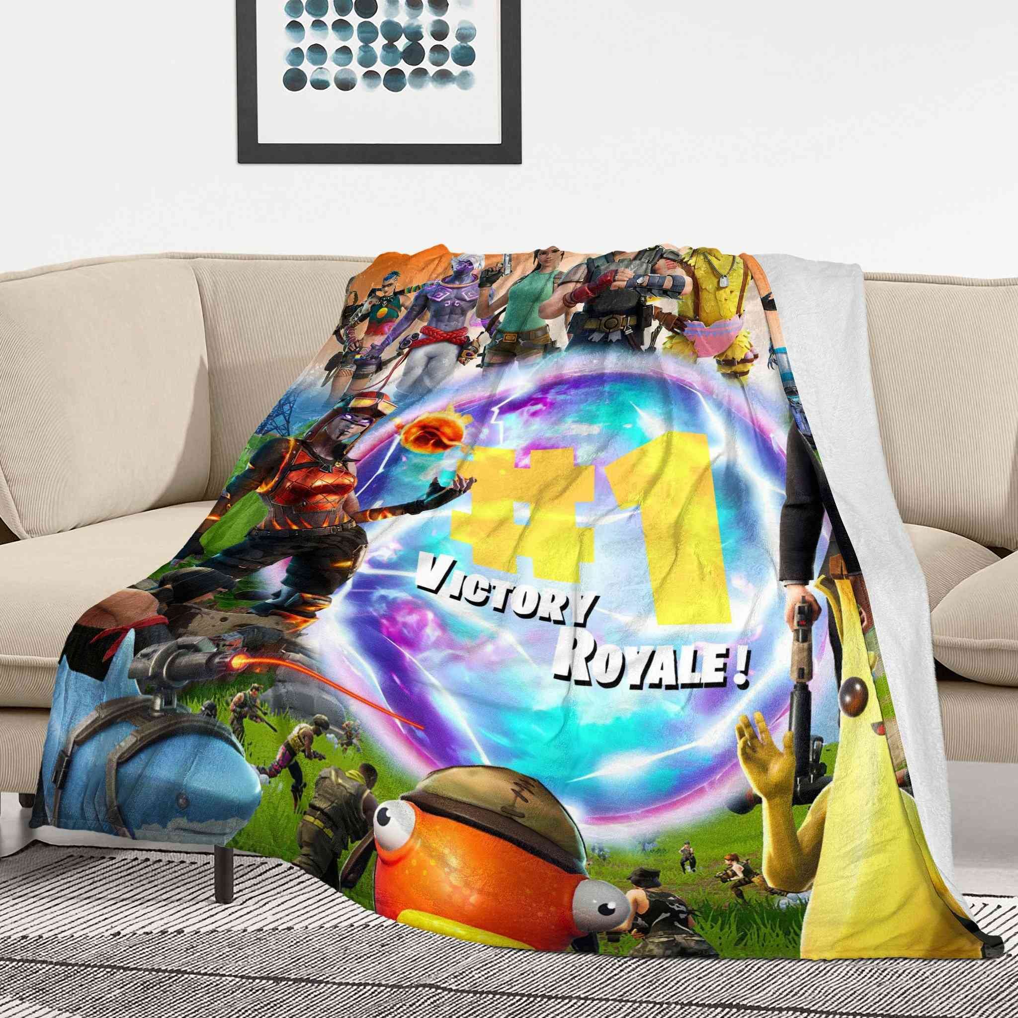 Soft Throw Blanket Anime Blanket Microfiber Cosplay Blankets Sherpa Blanket for Men Women Kids Birthday Gift 50"X 40"