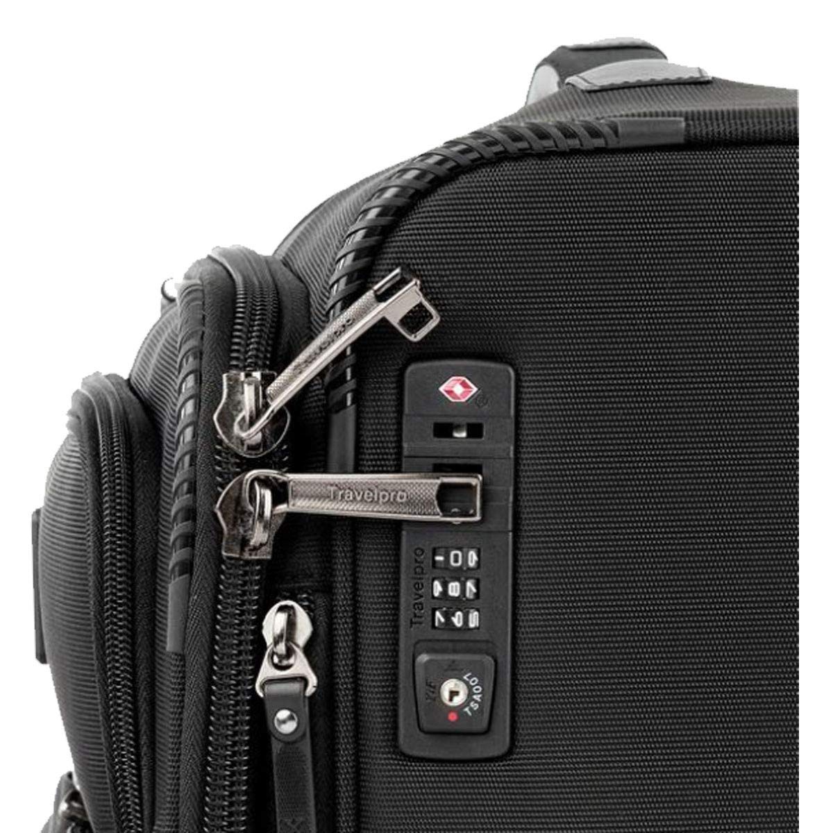 Travelpro Crew Versapack Softside Expandable 8 Spinner Wheel Carry on Luggage, USB Port, Men and Women, Titanium Grey, Carry on 21-Inch