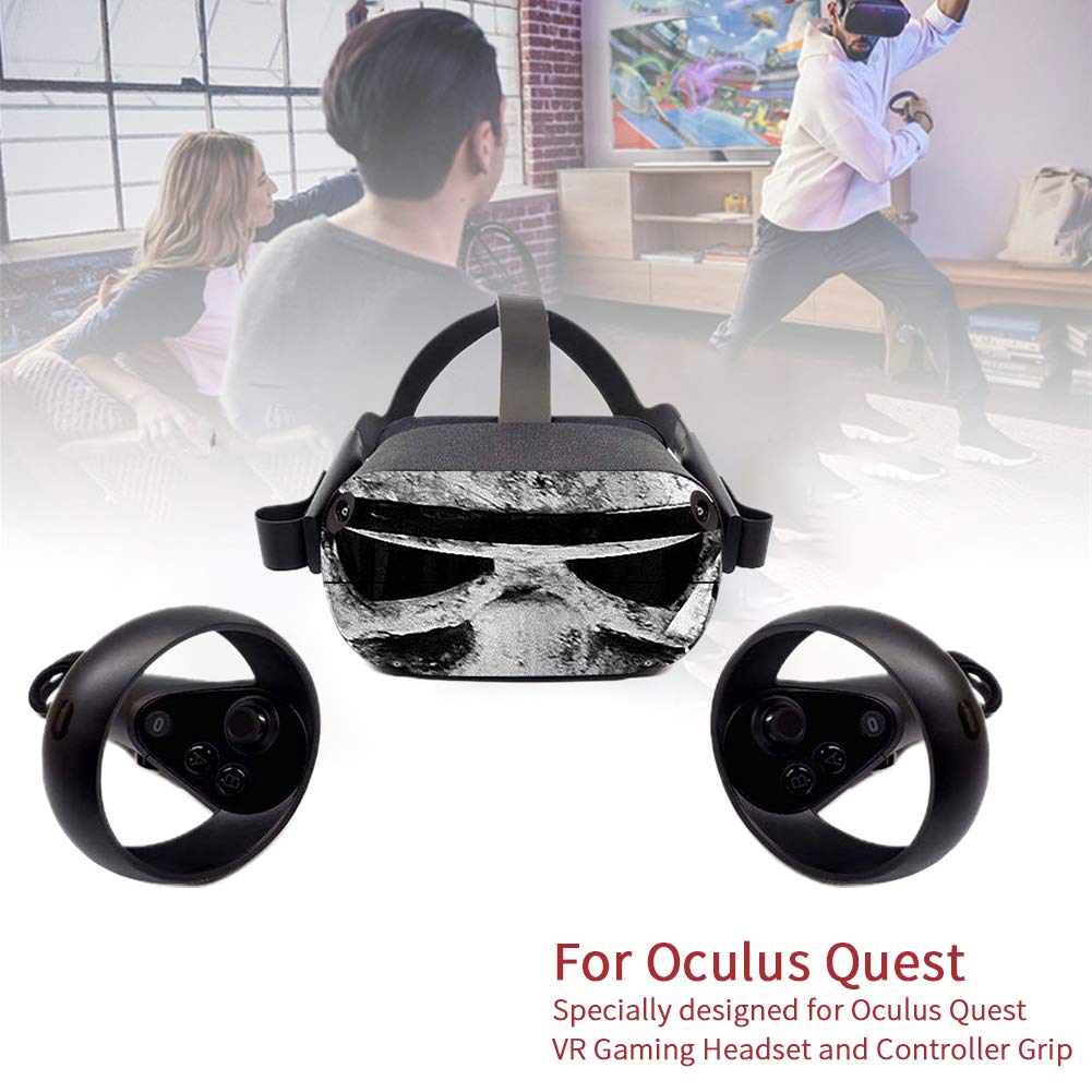 Yuhoo Skin for Oculus Quest, Skin Decals Removable Easy Apply Protective VR Headset Sticker for Oculus Quest