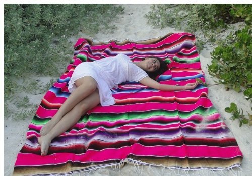 Six Sarape XL Meditation Blanket Wholesale Serape (6) Mexico Throw Yoga Mat Accessory Mexican000203