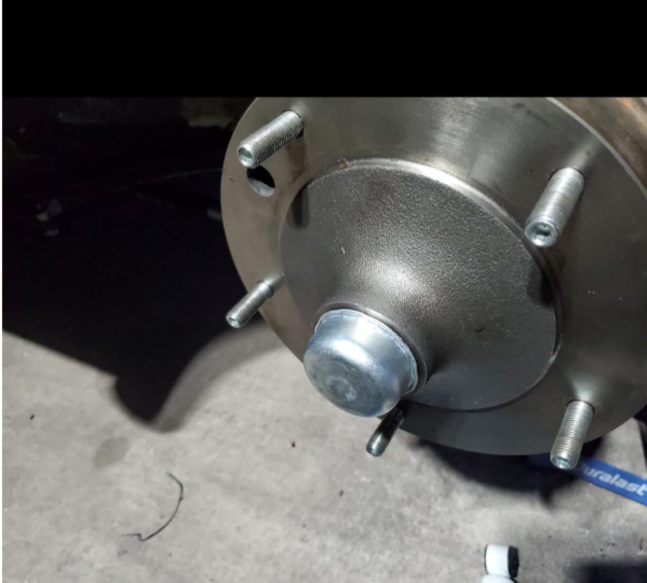 Zhiqinge Trailer 1.98" Grease Cover Dust Caps for 2 k 3.5 k 3,500 lb Axle Hub(2 PK)