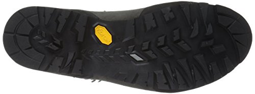 SCARPA Men's Zodiac Plus GTX Waterproof Gore-Tex Boots for Backpacking and Hiking - Shark/Orange - 8.5