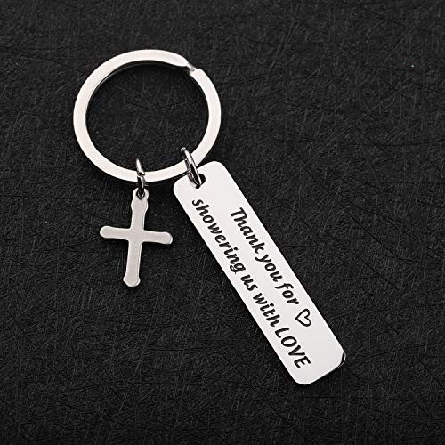 Thank You Gifts Bridal Shower Gift Wedding Shower Thank You Gift Hostess Gift (Shower Keychain)
