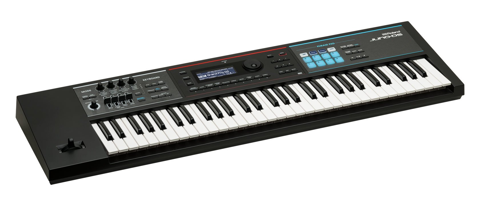 Roland JUNO-DS 61-Key Lightweight Synth-Action Keyboard with Pro Sounds