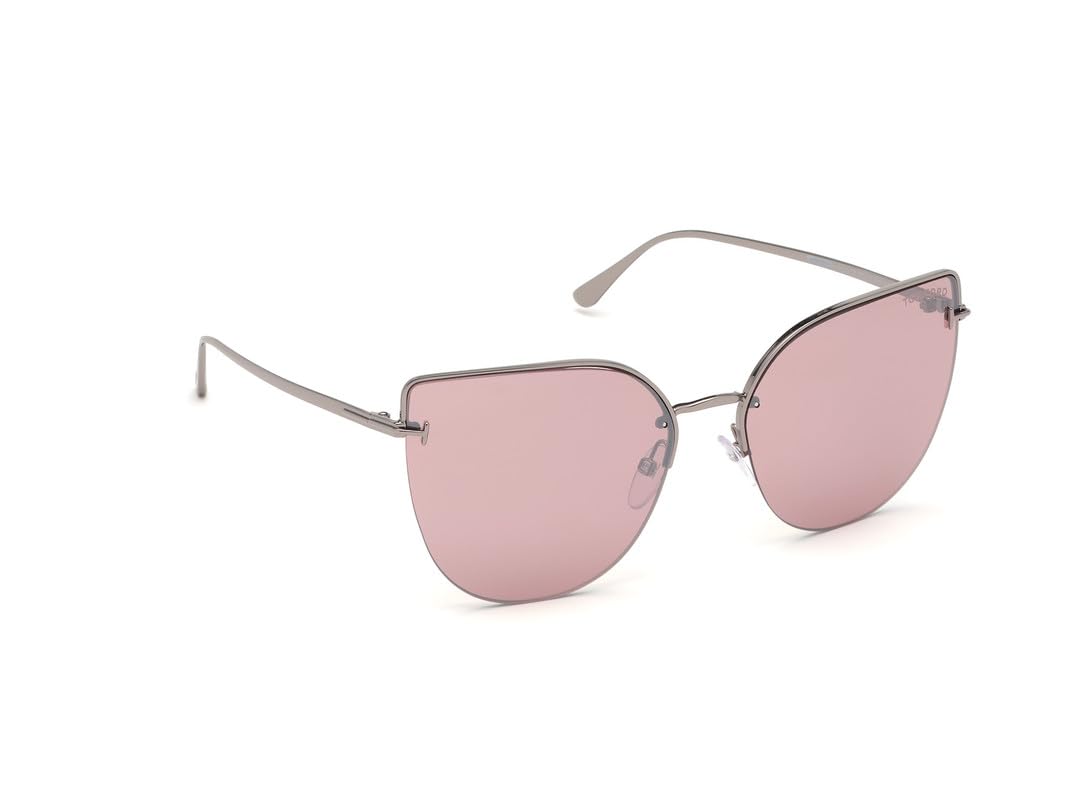 Tom Ford INGRID-02 FT 0652 Ruthenium/Pink 60/17/135 women Sunglasses
