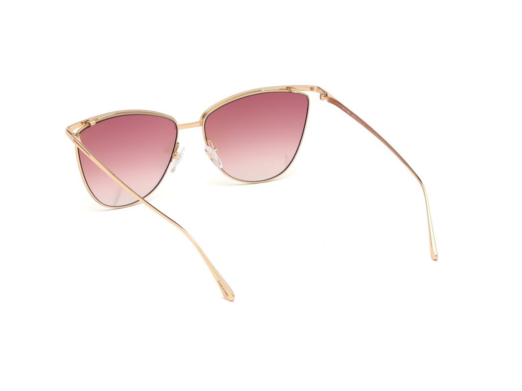 Tom Ford Cat Eye Sunglasses TF684 Veronica 33T Copper-Gold 58mm FT0684