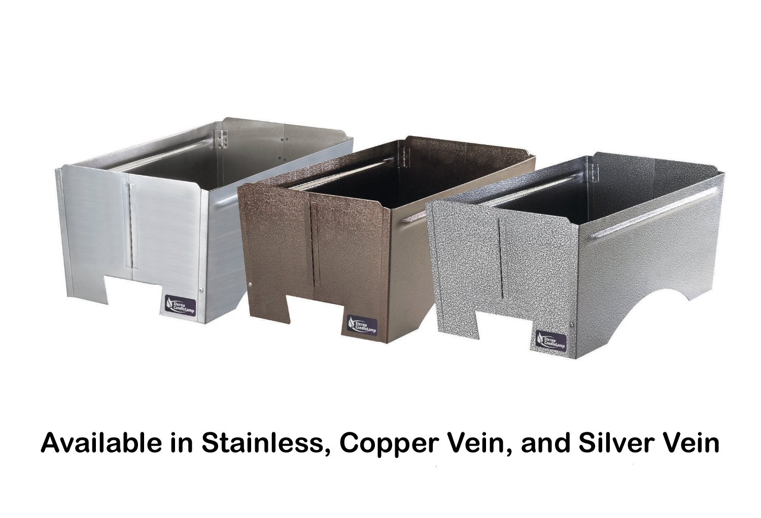 Sterno Chafing Dish Frame, Silver Vein