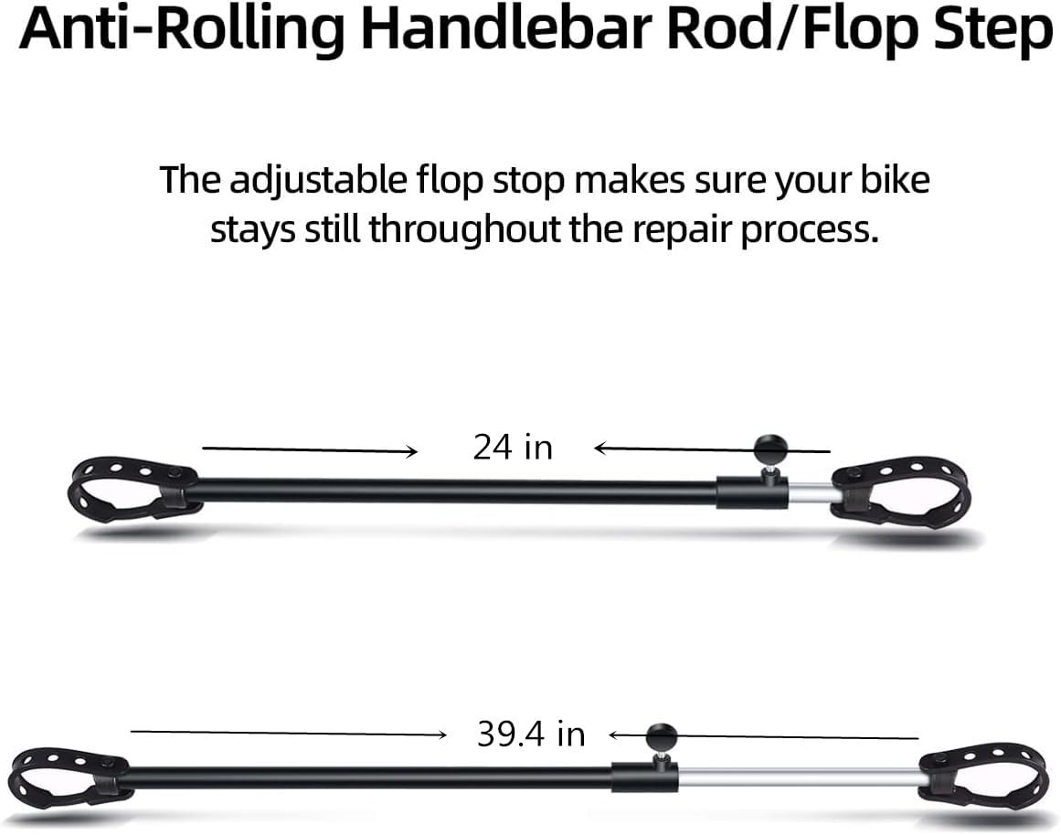 Sportneer Sports Flop Stop Handlebar Holder, Black Bike Repair Workshop Accessories