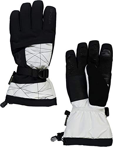 Spyder Active Sports Men's Overweb Gore-TEX Ski Glove, White, Medium