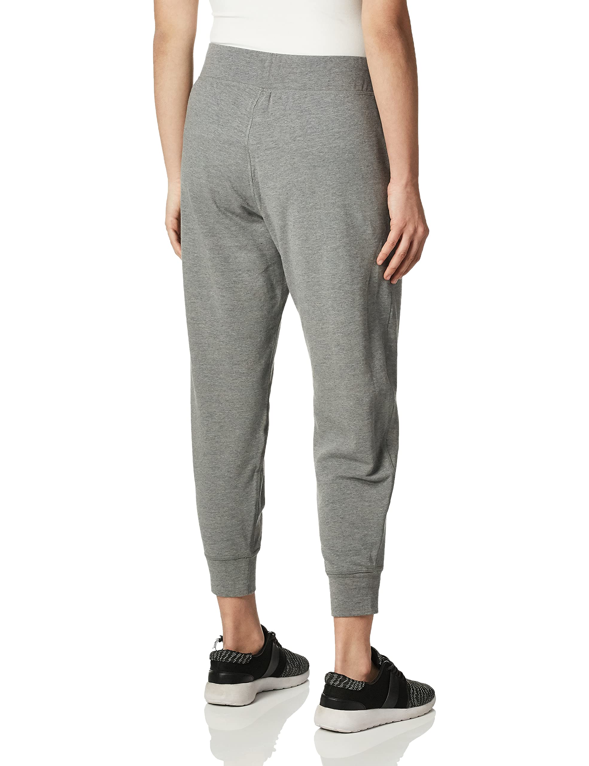 Spalding Women's Soft Drawcord Jogger, Grey French Terry, M