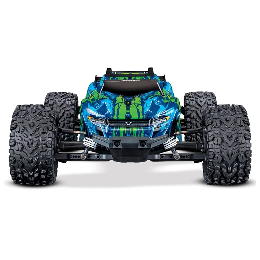 Traxxas Rustler 4x4 VXL, Brushless RC Truck, 65+ mph, Green