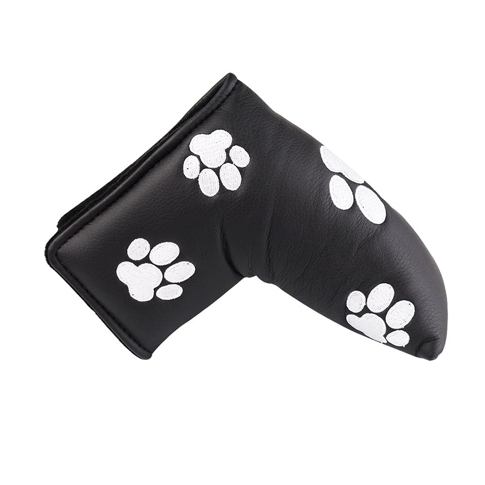 PINMEI Golf Blade Putter Head Cover Digital Printing Synthetic Leather Closure Suitable for Scotty Cameron Odyssey Blade Taylormade Ping(gun)