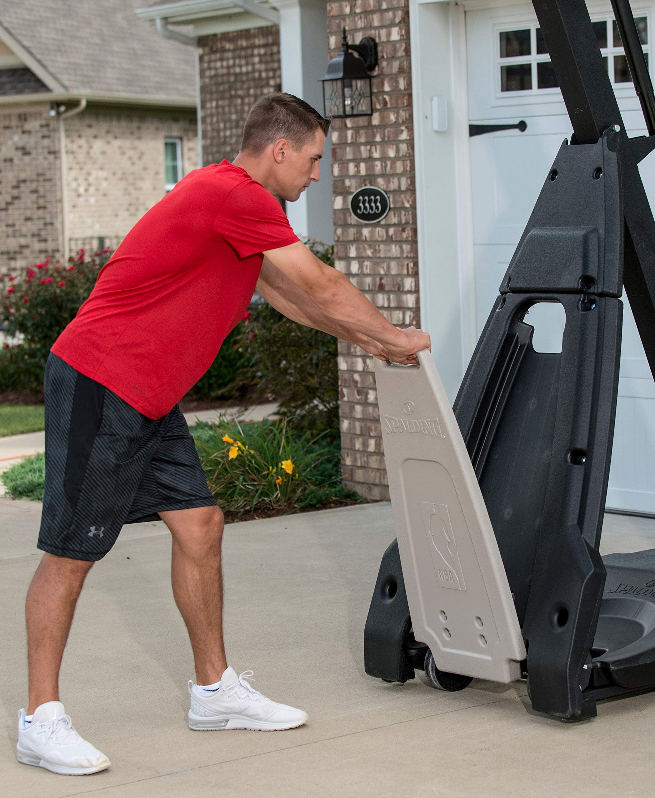 Spalding The Beast 60" Glass Portable Basketball Hoop (FPS-31286)