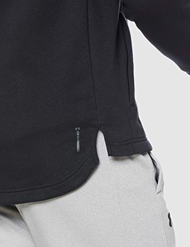 Under Armour Men's Full-Zip Jacket Cotton/Polyester Blend Project Rock Collection Black (Medium)