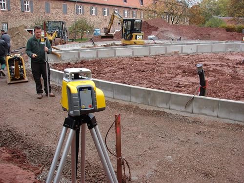 Spectra Precision LL300N-3 Laser Level, Self Leveling Kit with HL450 Receiver, Clamp, 4.7 Meter Grade Rod / Metric and Tripod , Black
