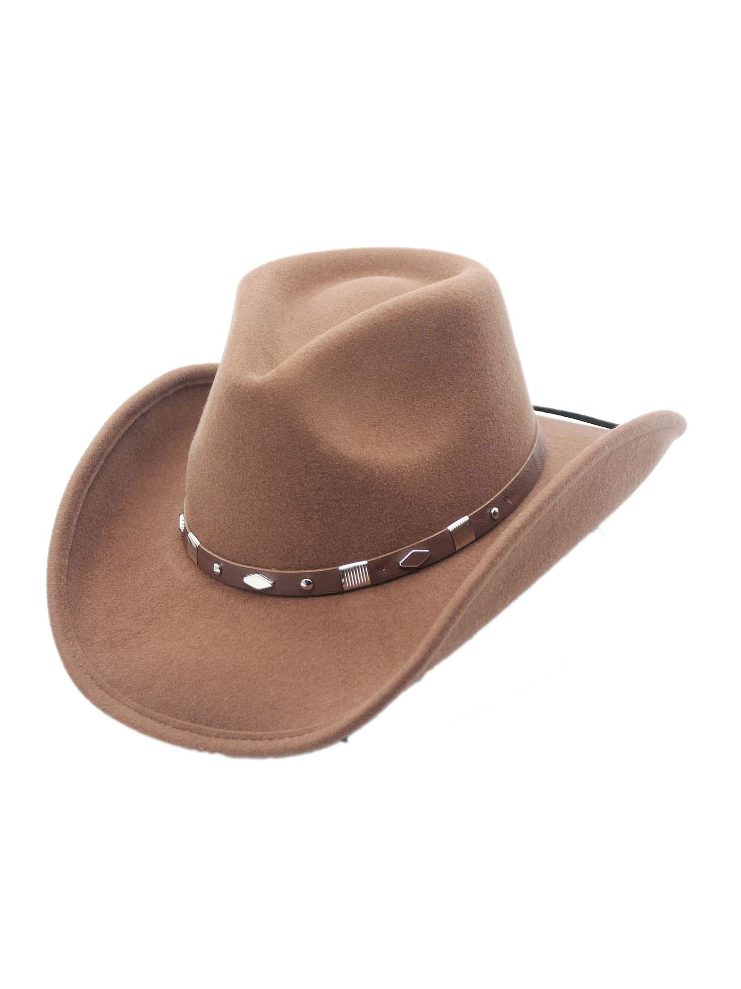 Silver Canyon Winslow Western Wool Cowboy Hat, Wool, Shapeable, Water Repellent, Pecan, Size X-Large