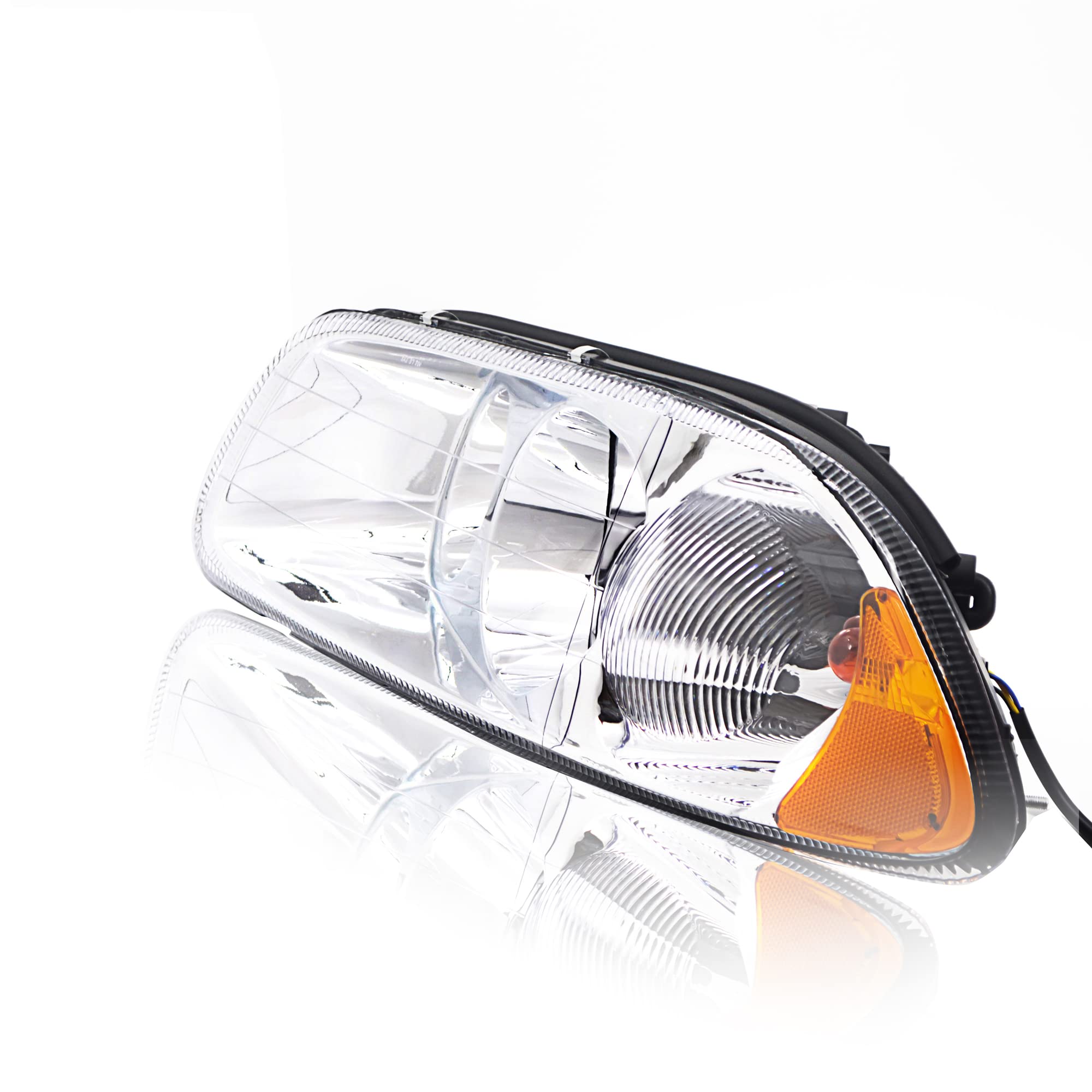 Torque Headlight PAIR Replacement for Mack Vision Granite Pinnacle CX CXU CXN GU4 GU5 GU7 GU8 CXN613 CXU613 CT713 GU813 semi Trucks [Included All Bulbs] Driver Passenger Side Set (TR049-R,TR049-L)