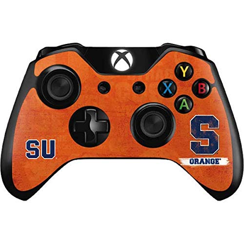 Skinit Decal Gaming Skin Compatible with Xbox One Controller - Officially Licensed College Syracuse Distressed Design
