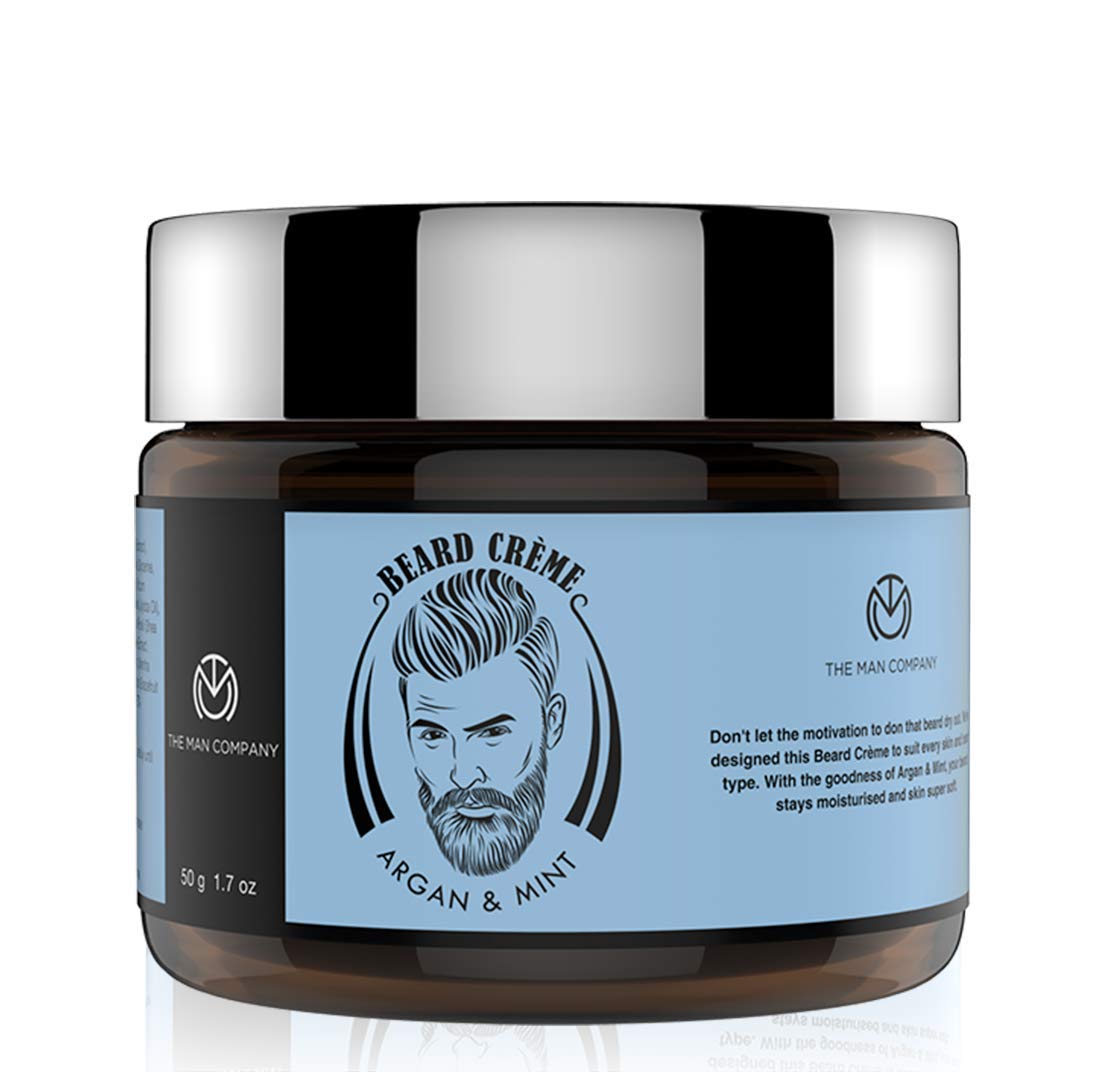 The Man Company Beard softening Cream - Argan & Mint (50 g)
