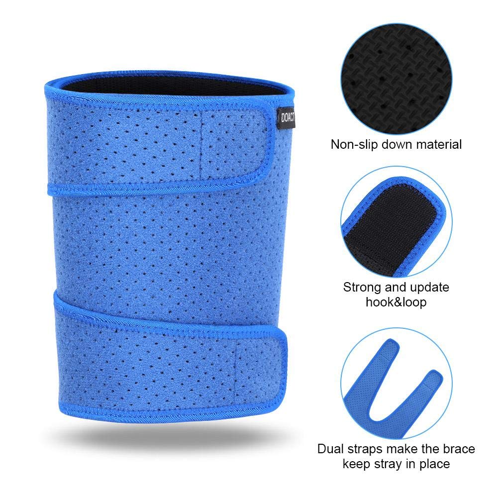 Yosoo Thigh Compression Sleeve -,thigh compression sleeve for men thigh compression sleeve Hamstring Compression Sleeve for Quad Groin Pain Relief Recovery Thigh Brace Wrap Great for Running Injury