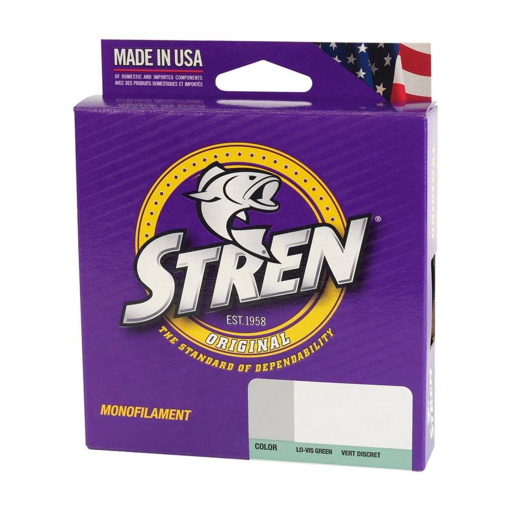 Stren Original®, Lo-Vis Green, 4lb | 1.8kg Monofilament Fishing Line, Suitable for Freshwater Environments