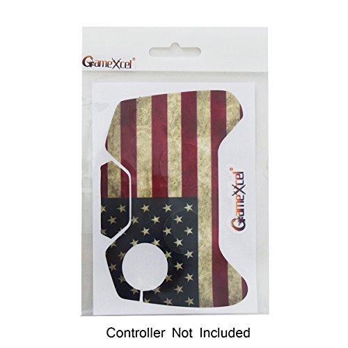 Skins Stickers for Xbox One Games Controller - Custom Orginal Xbox 1 Remote Controller Wired Wireless Protective Vinyl Decals Covers - Leather Texture Protector Accessories - Battle Torn Stripes